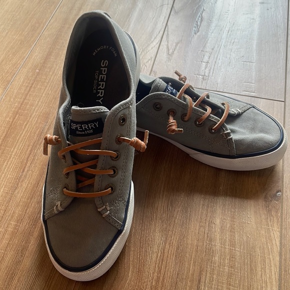 Sperry | Shoes | Grey Memory Foam Sperry 55 | Poshmark